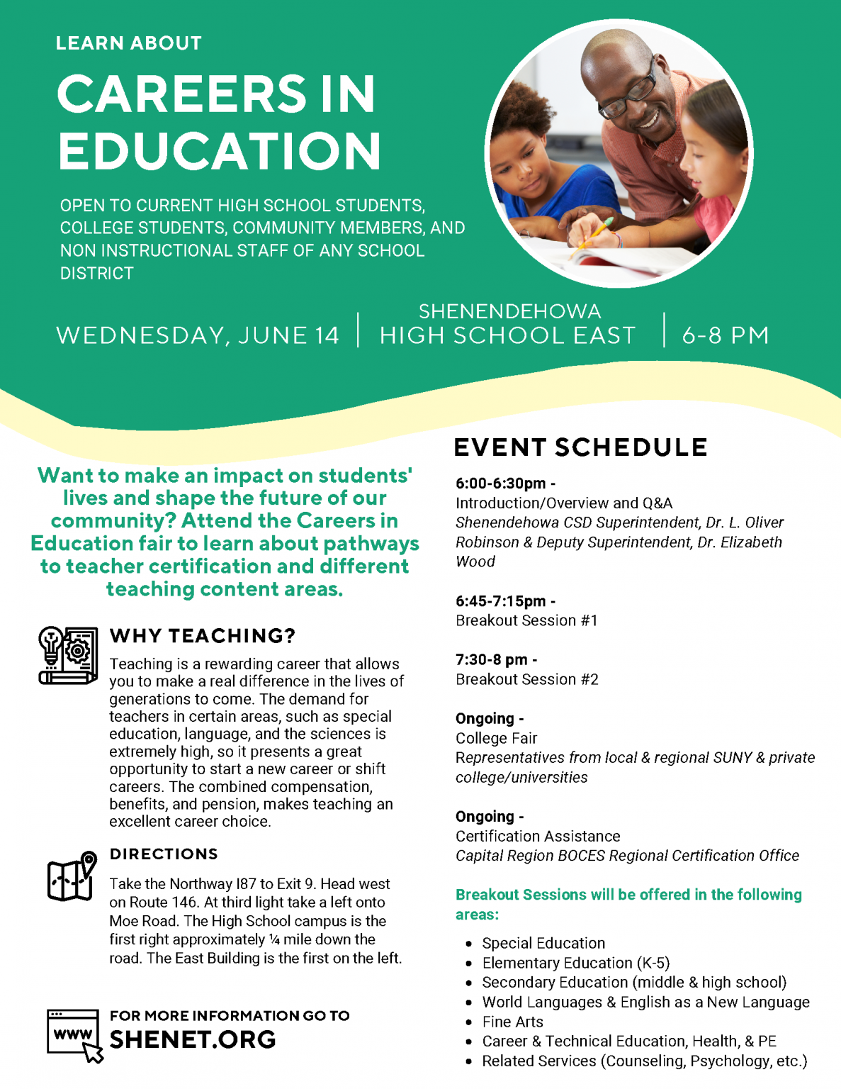 Learn about careers in education - Scotia-Glenville Central School District