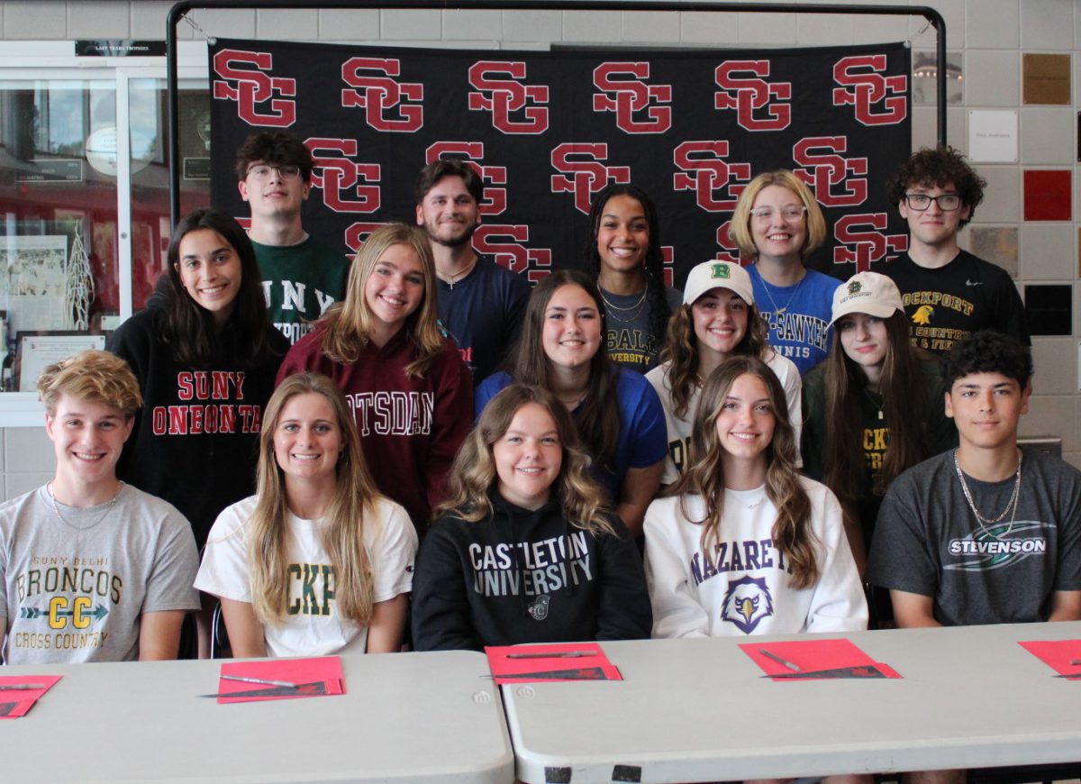 College student-athlete signing day - Scotia-Glenville Central School ...