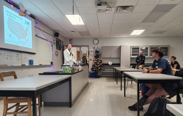 Chief Petty Officer Ording Electrifies SUPA Physics Class! - Scotia ...