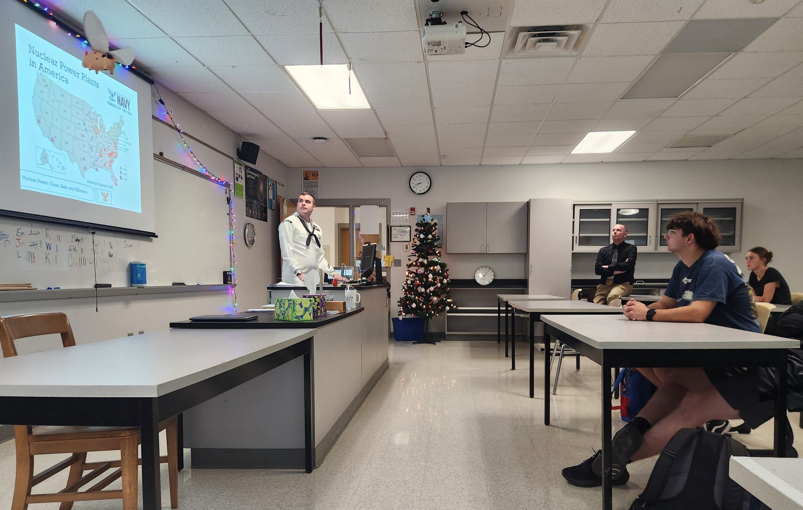 Chief Petty Officer Ording Electrifies SUPA Physics Class! - Scotia ...