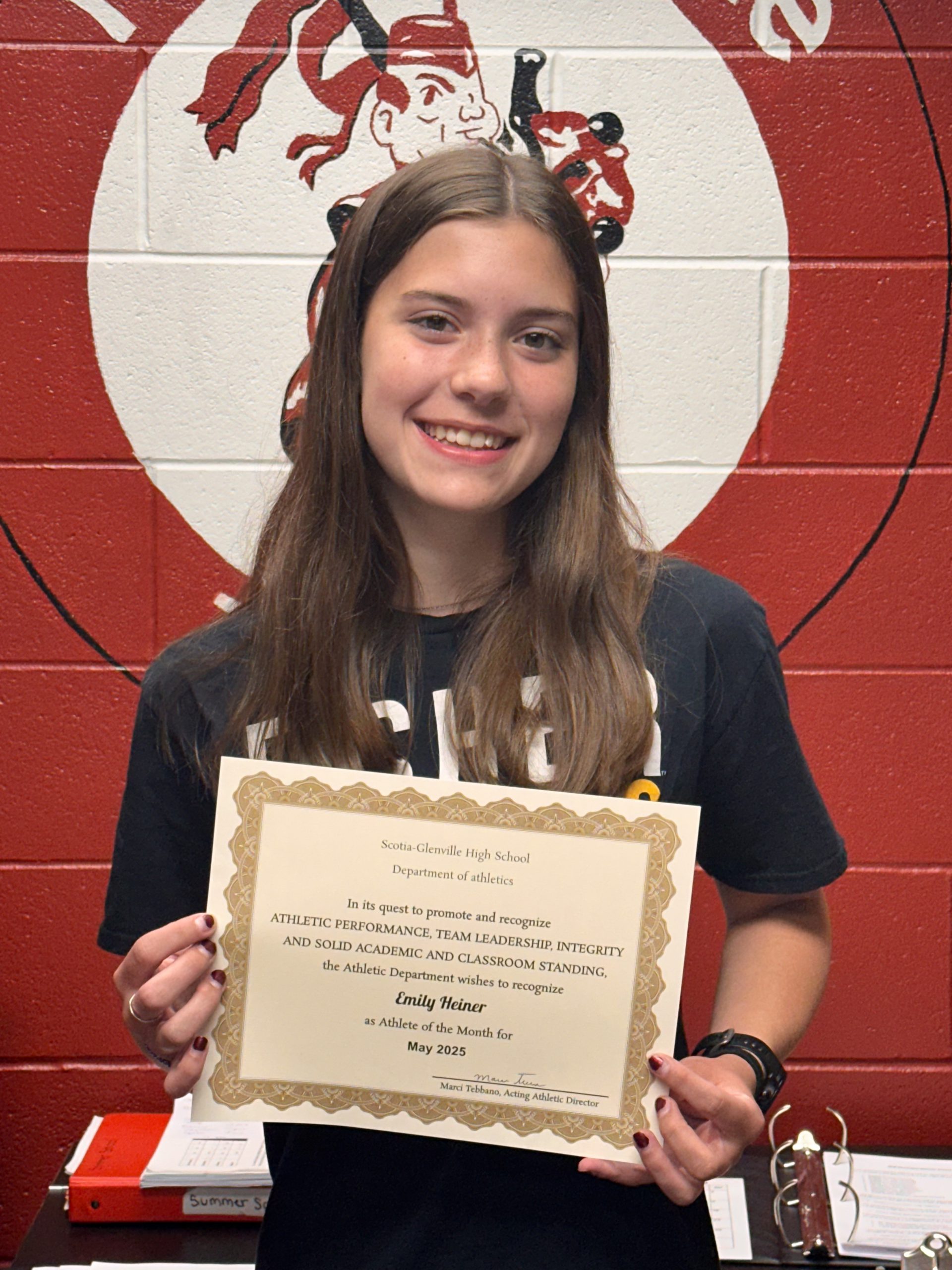 Heiner and Lemp: SGHS Athletes of the Month - Scotia-Glenville Central ...