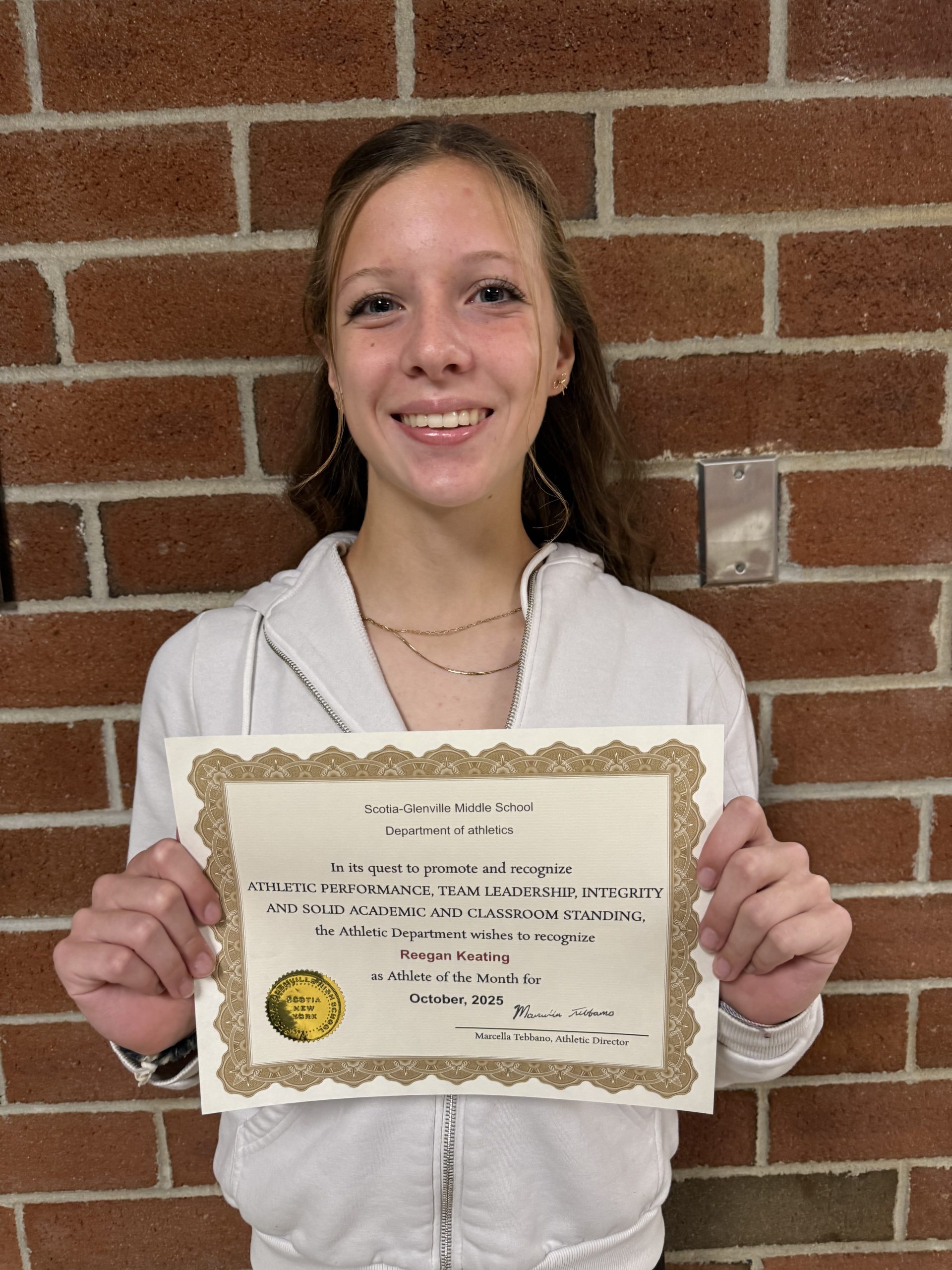 Keating and DeWitt: SGMS Athletes of the Month - Scotia-Glenville ...